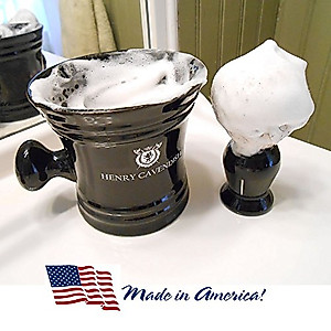 Henry Cavendish Himalaya Shaving Soap with Shea Butter & Coconut Oil. Long Lasting 3.8 oz Puck Refill. Mens Shave Soap. All Natural. Rich Lather, Smooth Comfortable Shave. For Ladies and Gentlemen.