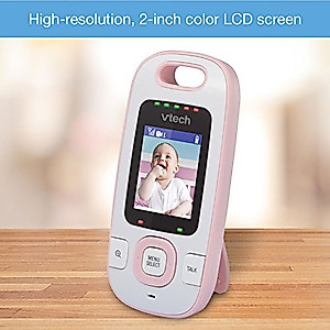 VTech BV73121PK Digital Video Baby Monitor with Full-Color and Automatic Night Vision, Pink