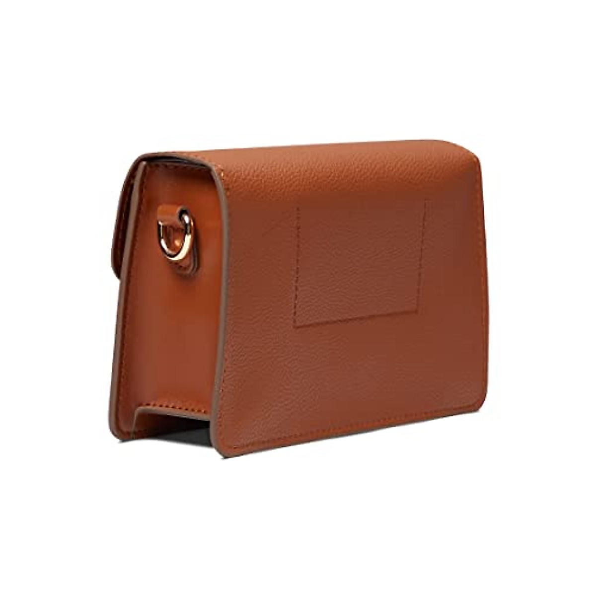 Anne Klein AK Lock Flap Crossbody, Saddle