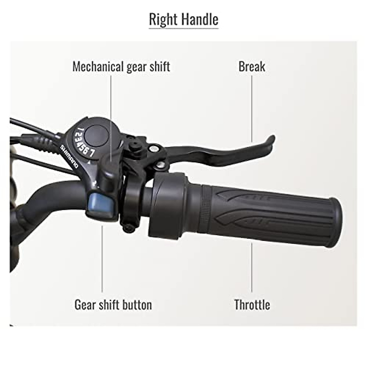 M Massimo 20" Fat Tire E-14 Urban Runner Electric Bike for Adults 48V 750W LED Headlight Taillight Full Suspension Range 43 MI 5 Speed Electric Motor 7 Speed Manual Shimano Gears (Red)