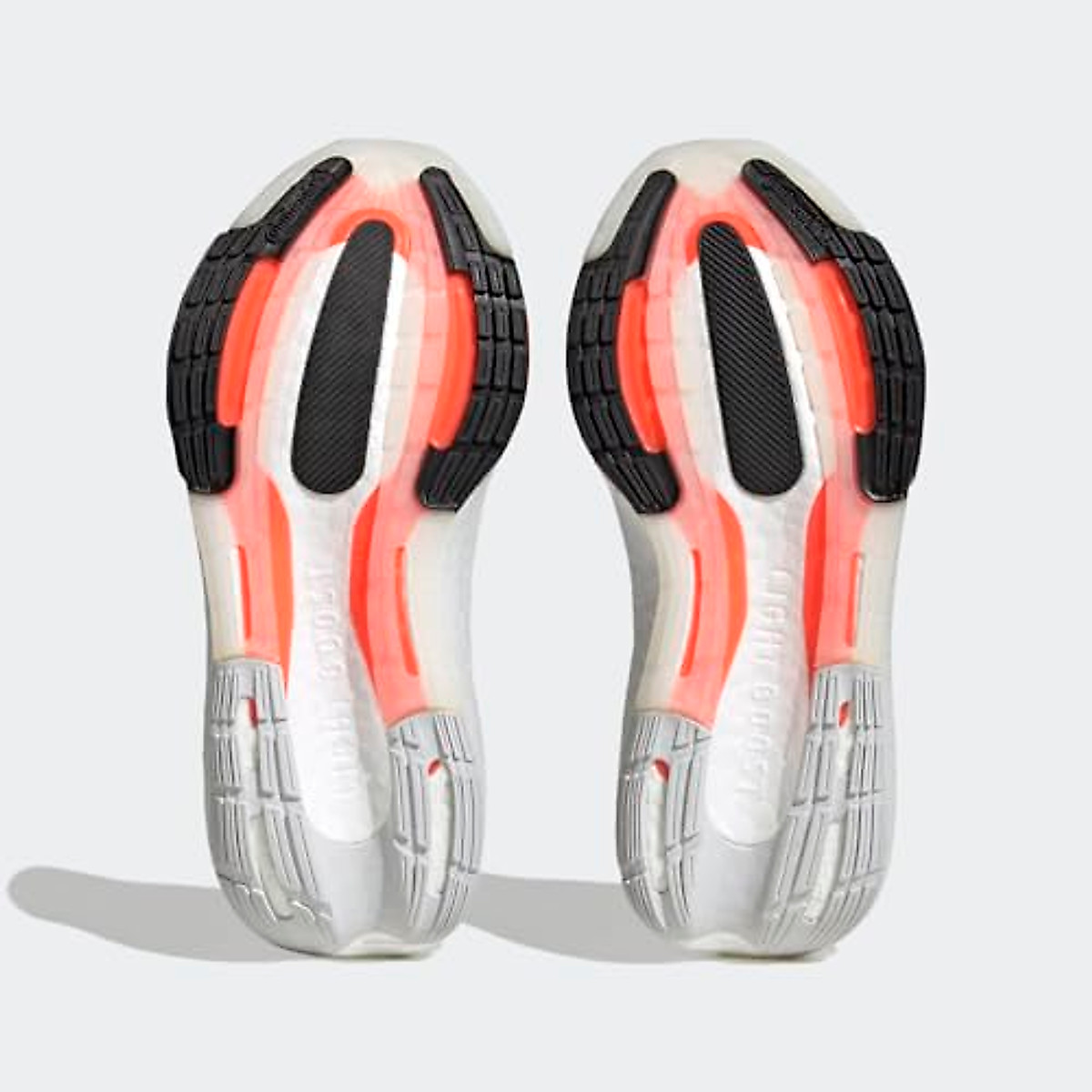 adidas Women’s Ultraboost Light Running Shoes (Ultraboost 23), White/Black/Solar Red, 9.5