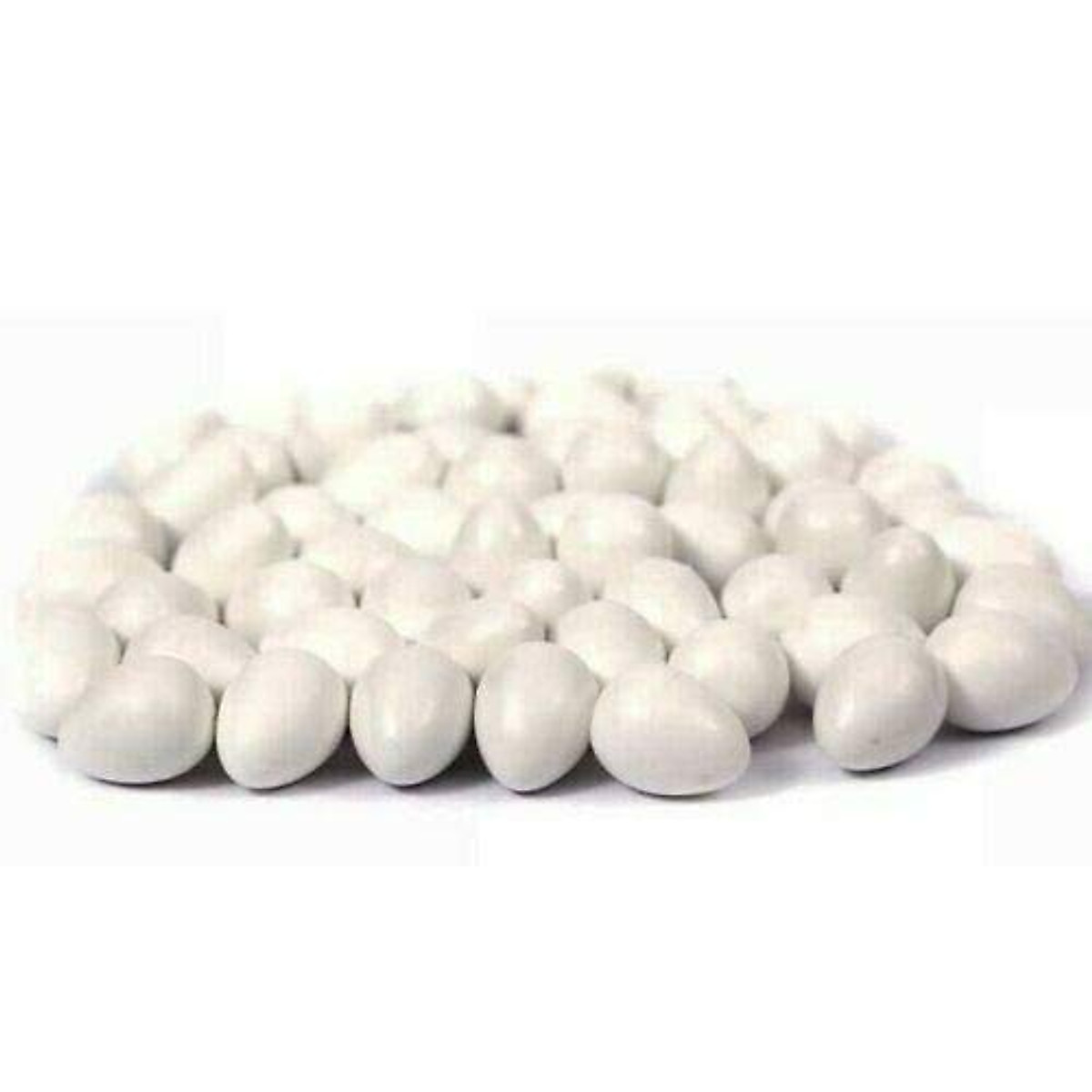 20 Bird Plastic Fake Dummy Eggs 16 mm x 12 mm 5/8" x 1/2" Canary Finch Small Birds