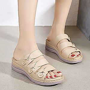 justHIGH Women Outdoor Walking Sandals Athletic Sport Hiking Sandal Flat Open Toe Comfort Water Shoes Summer Beach Travel Sandles