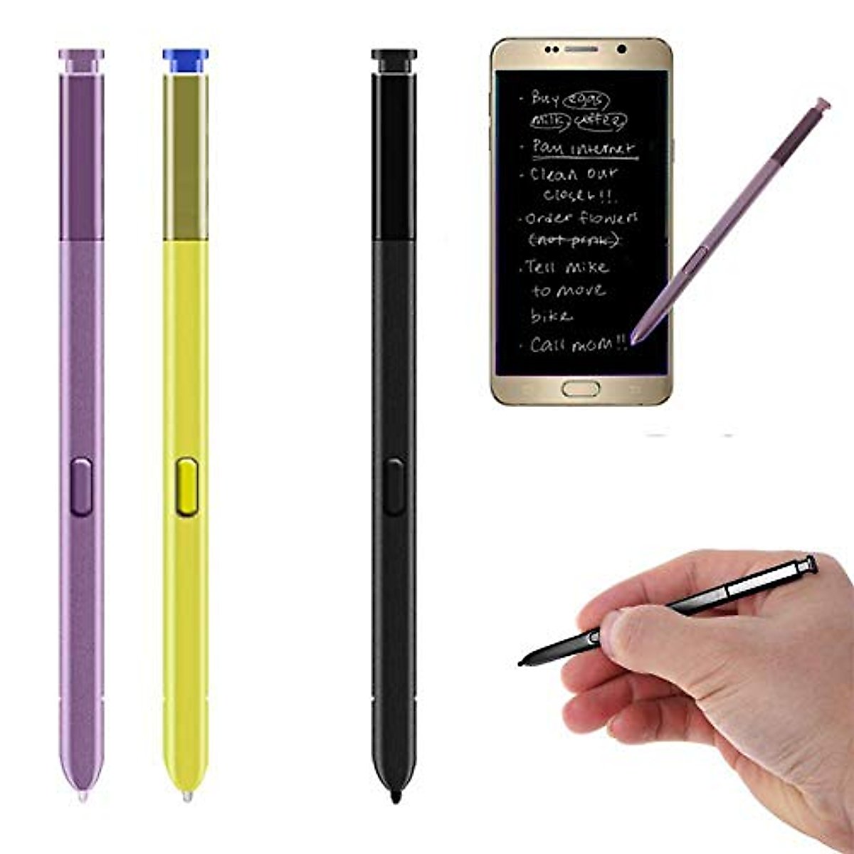 Replacement Galaxy Note 9 Pen .Replacement Note 9 Stylus.Compatible with Galaxy Note9 N960 SM-N960U SM-N960+Type C Charger +Tip/Nib (Purple)