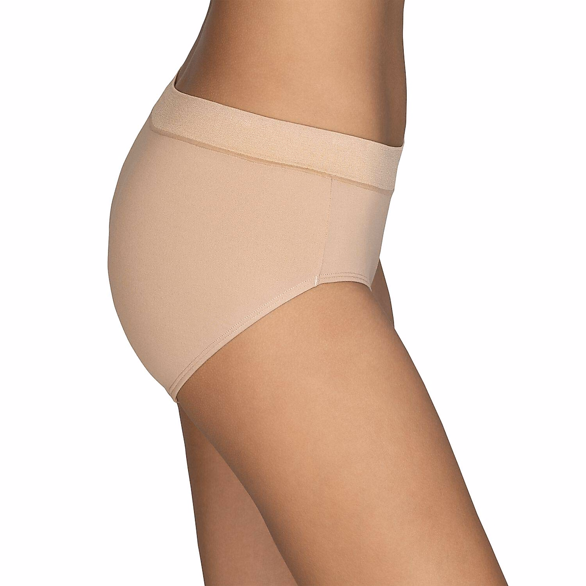 Vanity Fair Womens Beyond Comfort Seamless Waistband Hipster Panty, 6