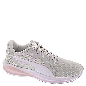 PUMA Women's Twitch Runner Pop, Nimbus Cloud White-Chalk Pink, 6.5