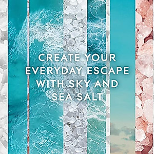 Glade Candle Sky & Sea Salt, Fragrance Candle Infused with Essential Oils, Air Freshener Candle, 3-Wick Candle, 6.8 Oz, 3 Count