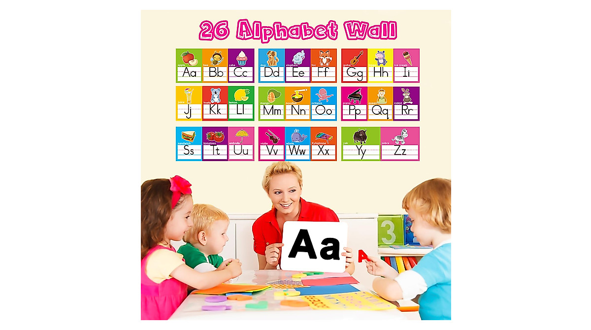 Alphabet & Number Line Bulletin Board Set for Classrooms & Homeschools