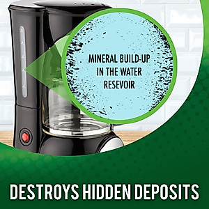 Lime-A-Way Dip-It Coffeemaker Cleaner, Descaler & Cleaner for Drip & Single Serve Coffee Machines, 7 Fl Oz (Pack of 8)