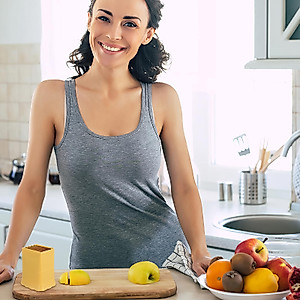 SHERCHPRY Fruit Slicer 2pcs Egg Slicers Stainless Steel Strawberry Banana Cutter Mini Slicer Cut Kitchen Cutter Blade Everyday Fruit Veggie Divider for Vegetable Appetizer Yellow