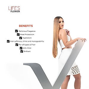 YBERA PARIS Life’s Flower Home Care, Auto-Renewable Hair Hydration Therapy, Restores the Structure of the Strand, Balance pH, Protects Against Color Oxidation, Provides Softness and Shine, Set of 2