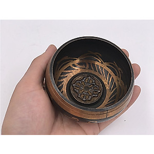 Contineo 3.15 inch Tibetan Singing Bowl with Striker,Meditation Bowl for Healing,Yoga,Relaxation,Mindfulness