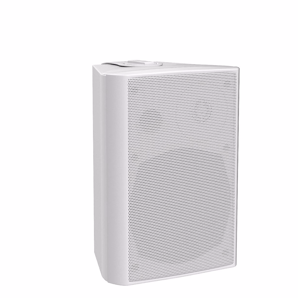 Herdio 5.25 Inch 300 Watts Indoor Outdoor Bluetooth Speakers Waterproof Wall Mount Speakers Wired System All Weather Resistant for Patio Porch Home Theather Backyard(White)