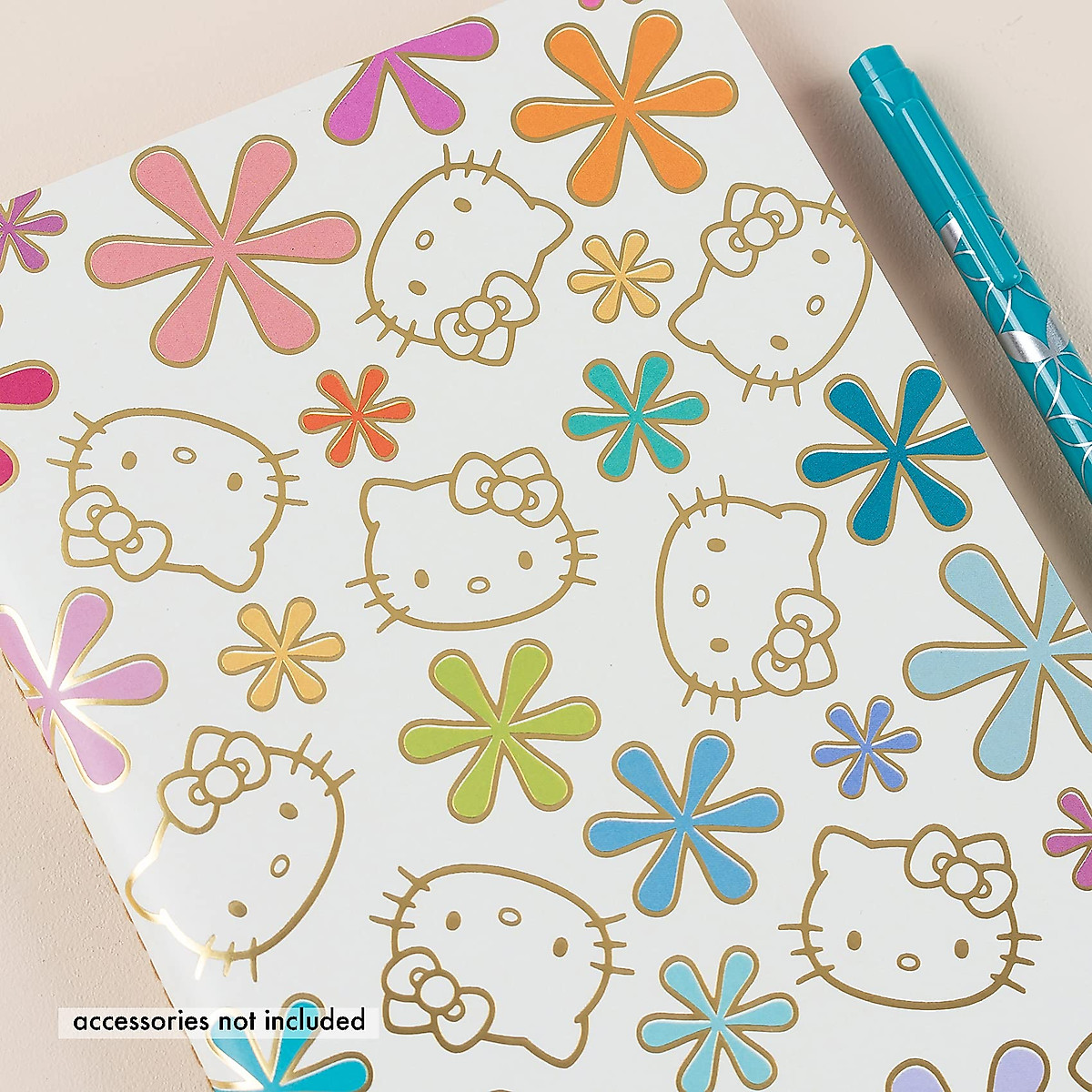 Erin Condren Productivity Petite Journal (Hello Kitty Metallic Asterisks)