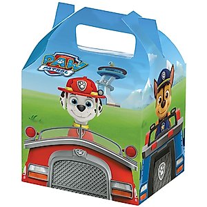 Paw Patrol Treat Boxes - 8 Party Favor Boxes for Kids Parties, (5.5" x 7.5" x 4.25") - Sturdy Paper Boxes for Birthdays, Themed Events and More