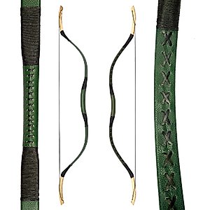AF Archery Turkish Recurve Bow, 53" Traditional Horse Bow, Mounted Archery and Precision Shooting,Suitable for Entry Into Adults Youth Beginners Enthusiasts and Hunting, 40lbs
