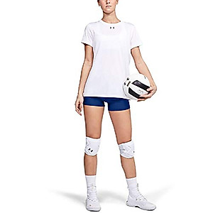 Under Armour Women's Team Shorty 3 , Royal Blue (400)/White , Small
