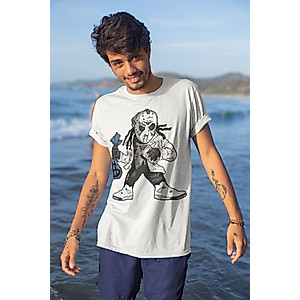 Jordan 4 Midnight Navy Men's Matching T-Shirt Hockey Mask Dude, Shirt to Match Jordan 4s Midnight Navy