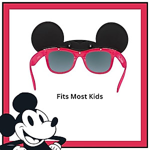 Sun-Staches Official Mickey Mouse Sunglasses for Kids | Disney Eyewear, Party Accessory or Costume | UV 400 | One Size Fits Most Kids