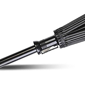 Lancoon 24 Ribs Large Umbrella Fashion Long Handle Straight Anti-UV Sun/Rain Stick Umbrella KS07Brown