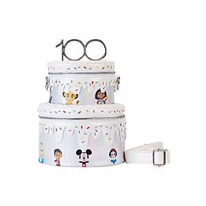 Loungefly Disney 100 Celebration Cake Crossbody Bag