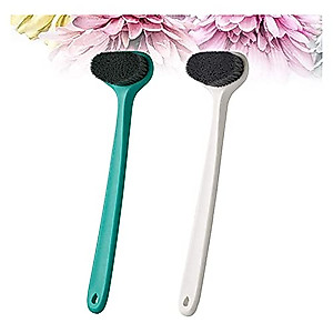 ZCX Body Brushes 2pcs Exfoliating Back Scrubber Shower Brush Bath Body Brush Long Handled Soft Brush Body Brushes