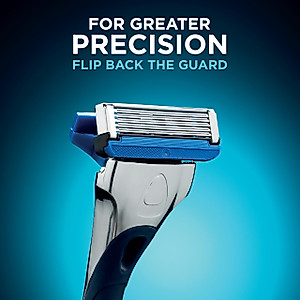 WILKINSON SWORD - Hydro 5 Skin Protection For Men | Hydrating Gel and Precision Trimmer | Pack of 12 Razor Blade Refills