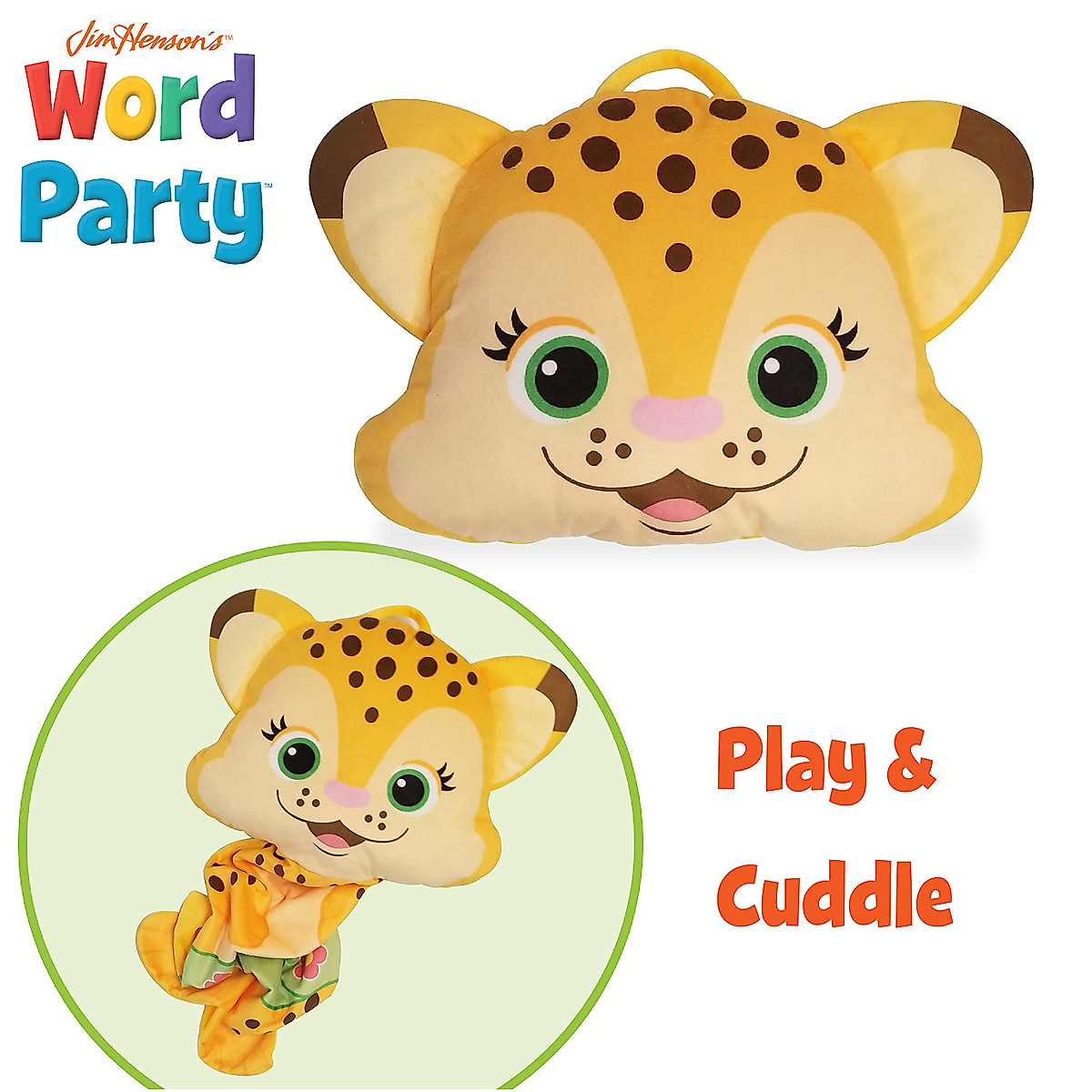 Word Party Nap Mat - Franny Pillow & Attached Blanket - Mat Rolls Into Pillow For Easy Storage - Great For Sleepovers and Naptime - Toddlers and Babies Will Love Cuddling With Their Favorite Character