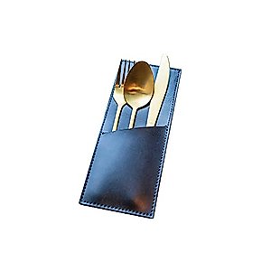 Custom Personalized Leather Cutlery Organizer-Utensil Holder, Utensil Organizer, Silverware Holder, Cutlery Holder, Spoon and Fork Holder, Silverware Sleeves, Flatware Holder, Cutlery Wrappers