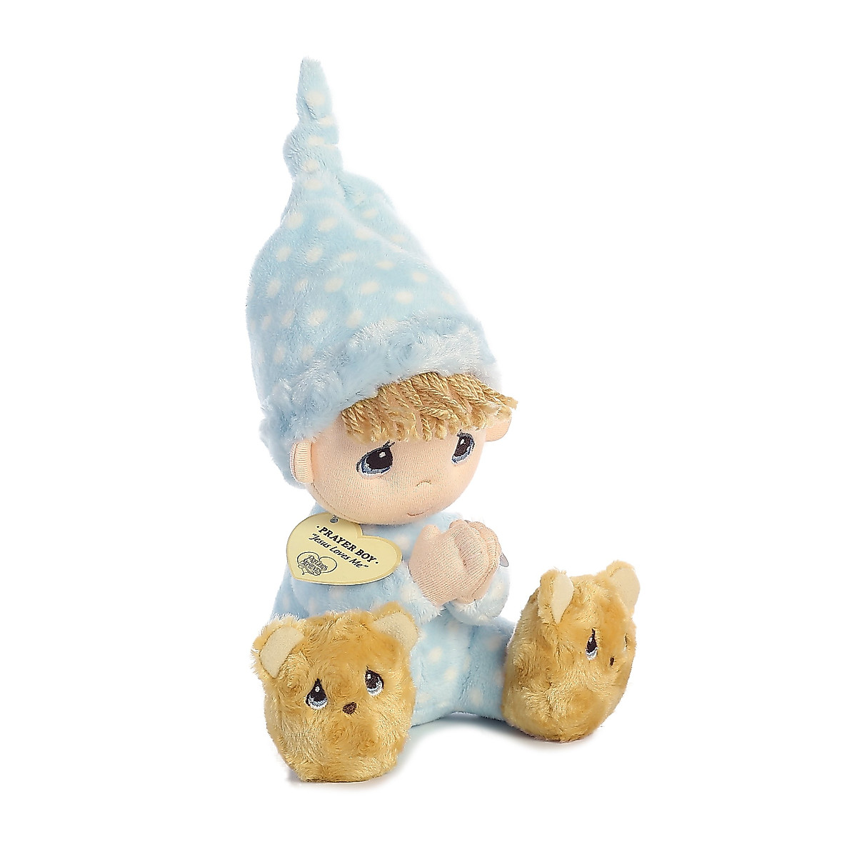Aurora® Inspirational Precious Moments™ Precious Prayer Boy Stuffed Animal - Cherished Memories - Enduring Comfort - Blue 9.5 Inches