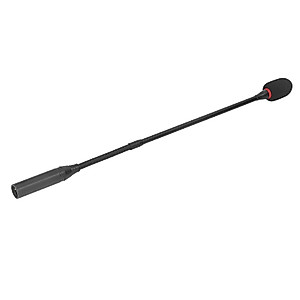 KIMISS Microphone, Podium Microphone 17.7in Flexible Noise Reduction Plug in Desktop Condenser Microphone with Power Indicator for Meeting Rooms