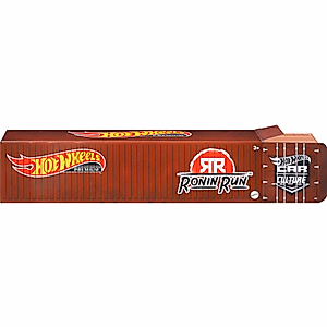 Hot Wheels Ronin Run Container Set, 5 1:64 Scale Premium Cars in Collectible Container, Metal/Metal Body & RealRiders Tires, for Collectors