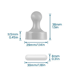 HYCC Laboratory Magnetic Stirrer with Magnetic Stirring bar and Stirring bar Retriever, 3000 RPM, max. Capacity: 3000ml