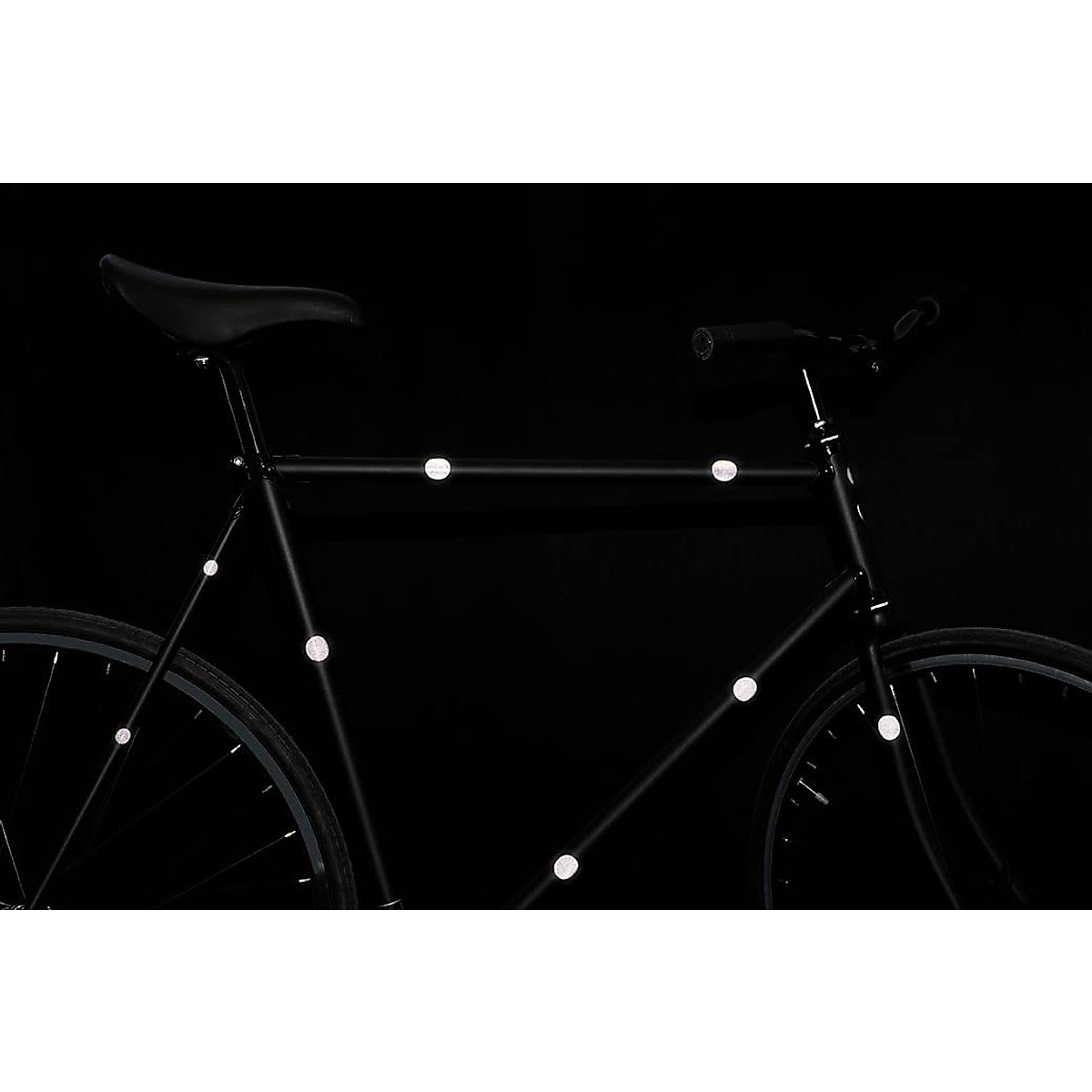 Bookman Reflective Stickers, Dots (Red) - Bike Stickers - Reflective Tire Stickers, 8 x Large and 4 x Small