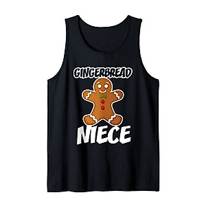 Gingerbread Niece Christmas Stocking Stuffer Tank Top