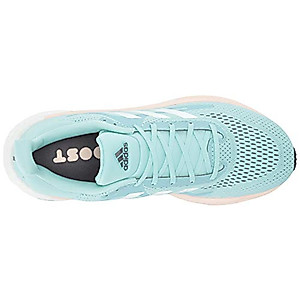adidas Women's Solar Glide 3 Running Shoe, Frost Mint/White, 5.5