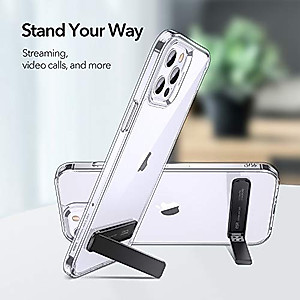 ESR Boost Phone Kickstand, Vertical and Horizontal Stand, Adjustable Angle, Compatible with iPhone 14/14 Plus/14 Pro/14 Pro Max, iPhone 13/12 Series, Samsung Galaxy S22/S21 Series, Black