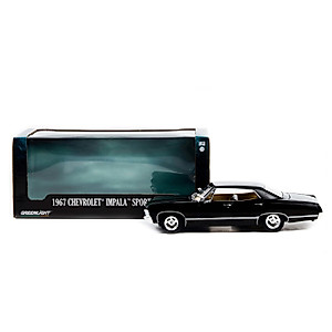 GreenLight 1:24 1967 Chevro&let Impala Sport Sedan - Tuxedo Black 84035 [Shipping from Canada]