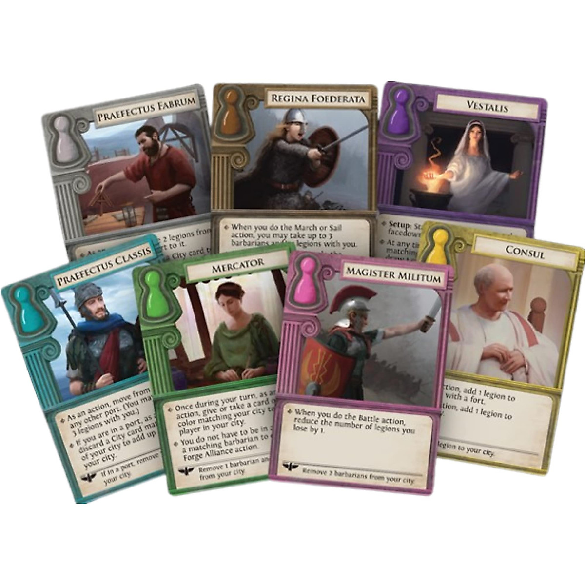 Pandemic Fall of Rome, Adults and Family,Cooperative Board Game | Ages 8+ | 1 to 5 Players | Average Playtime 45-60 Minutes | Made by Z-Man Games