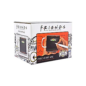 Central Perk Chalkboard Mug with Chalk Pen - Officially Licensed Friends TV Show Merchandise