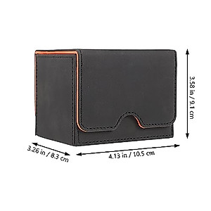 BESPORTBLE playing cards playing game cards holder desktop cards organizer playing card organizer leather holder for decks cards decks card supplies storage case Korean velvet pu card holder