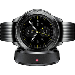 SAMSUNG Galaxy Watch (42mm) 4G LTE SM-R815UZKAXAR - Phone, Midnight Black (Renewed)