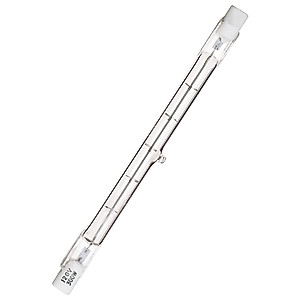 Satco S3431 1/Card 120V 100-Watt T3 R7S Base Light Bulb, Clear