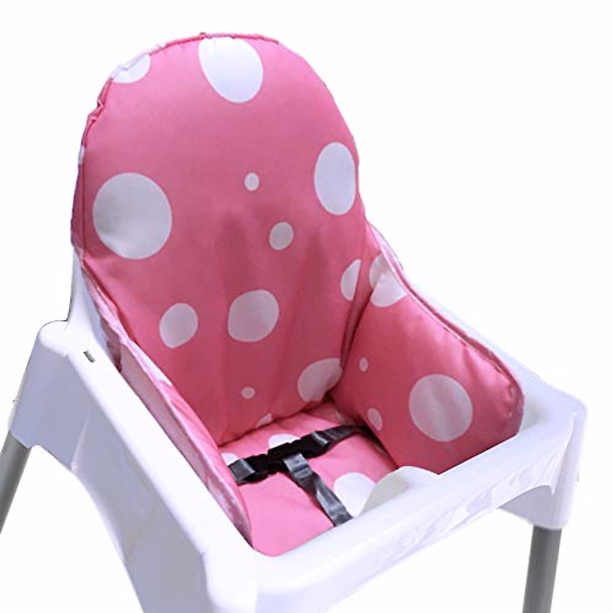 ZARPMA Highchair Cushion for IKEA Antilop Highchair, New Version Baby Highchair Seat Covers, More Thick, Washable Foldable, Child Chair Insert Mat Padding (Pink)