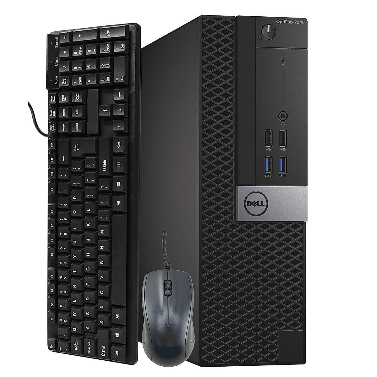 Dell OptiPlex 7040 Small Form Computer Desktop PC, Intel Core i5 6500 3.2GHz Processor, 8GB Ram, 256GB NVMe SSD, Keyboard & Mouse, WiFi | Bluetooth, HDMI, Windows 10 Professional (Renewed)