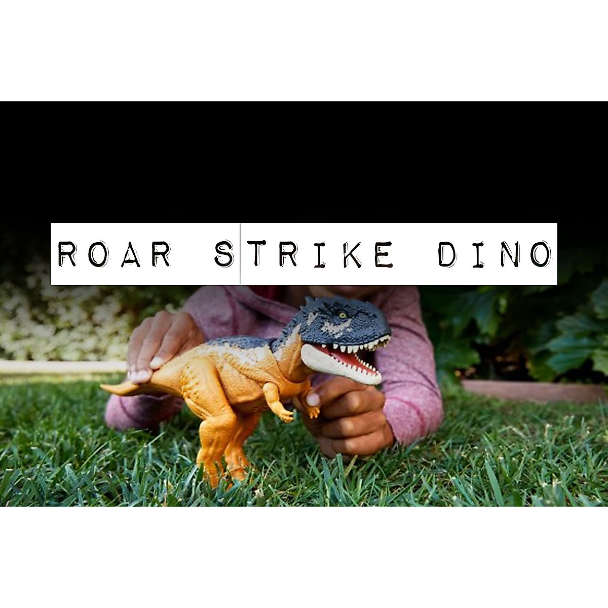 Jurassic World Skorpiovenator Dinosaur Action Figure Dino Kids Roar Strike Feature with Attack Roar Gift Bundle with 2 My Outlet Mall Stickers