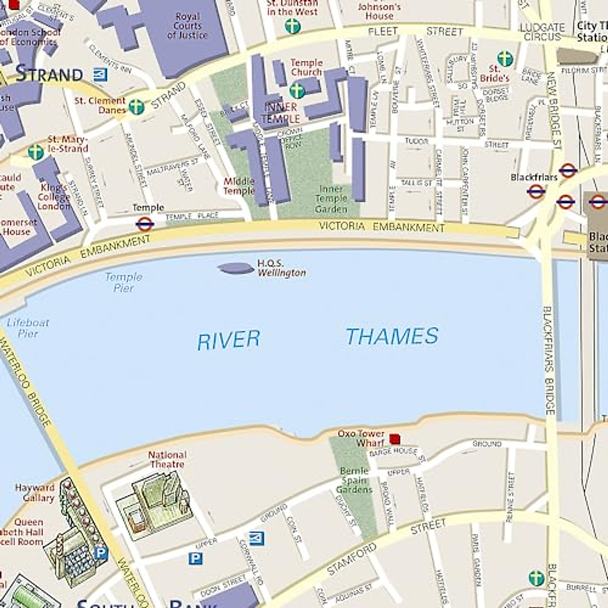 London Map (National Geographic Destination City Map)