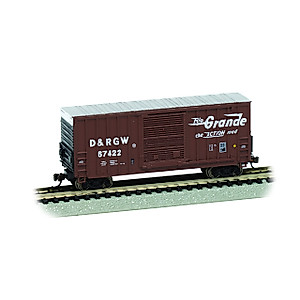 Bachmann Trains - HI-Cube Box CAR - Rio Grande™ #67422 - Brown - N Scale