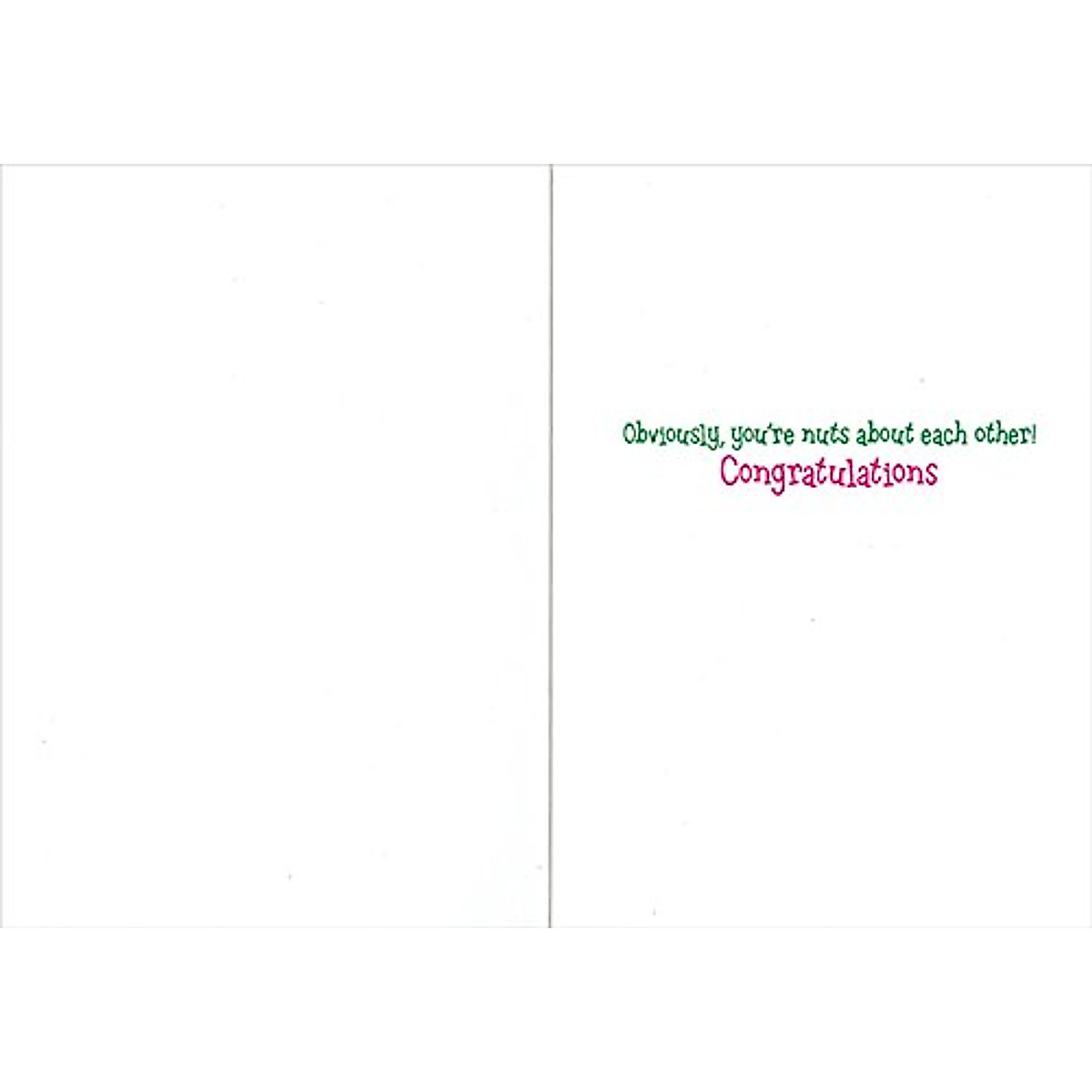 Chipmunk Bride And Groom - Avanti Funny Wedding Card