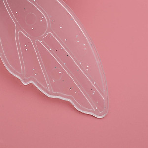 Amosfun 3pcs Fairy Garden Miniature Figurines Flower Fairy with Wings Angel Cake Decoration for Dollhouse Ornament Home Decor (3 Pattern)